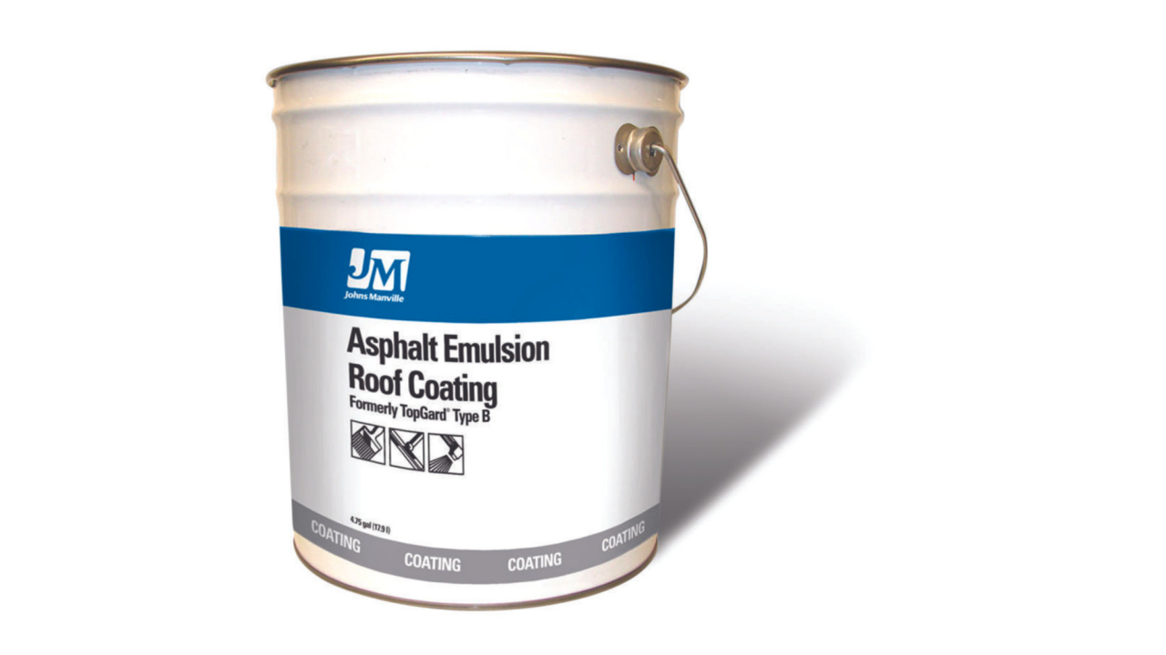 Asphalt Emulsion Roof Coating | Johns Manville