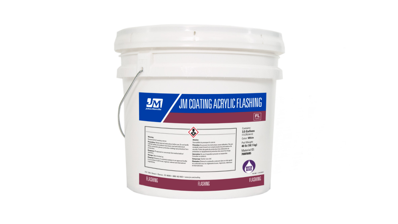 JM Coating Acrylic Flashing | Johns Manville