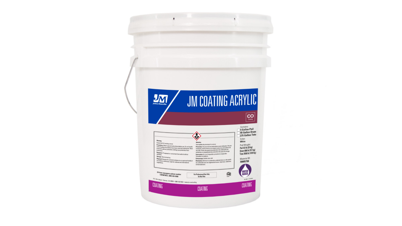 JM Coating Acrylic | Johns Manville