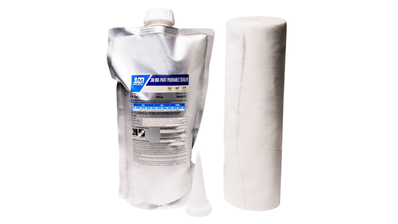JM One-Part Liquid Flashing Kit - Single Ply | Johns Manville