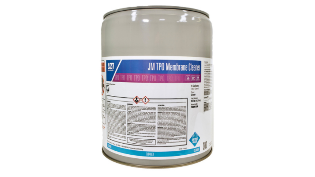 JM TPO Membrane Cleaner | Johns Manville